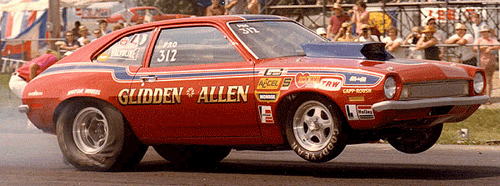 Slixx Decals Inc., Bob Glidden's Red Pinto Pro Stock